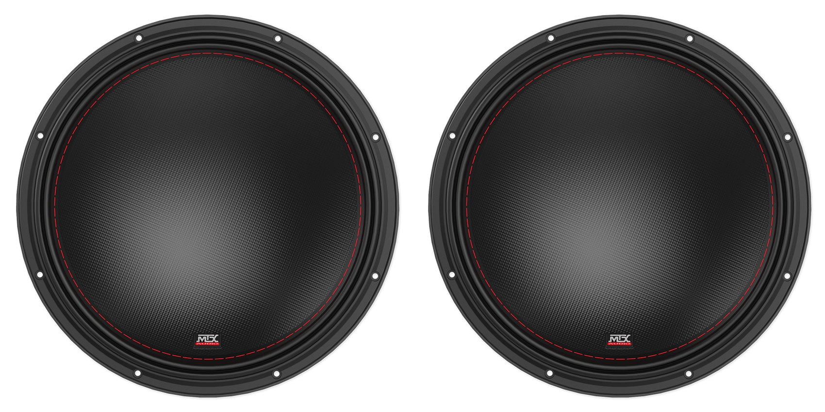 (2) MTX 7515-44 15" 1500 Watt RMS Competition Subwoofers DVC 4ohm Car ...