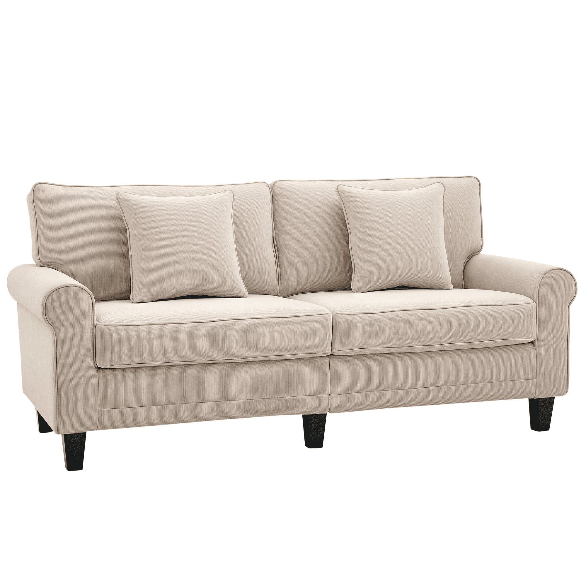 Click here for Homcom Modern 3-Seater Sofa Corduroy Sofa Couch Wi... prices