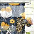 BZSMCE Rose Flower Yellow Tile Pattern Pattern Bathroom Shower Curtain ...