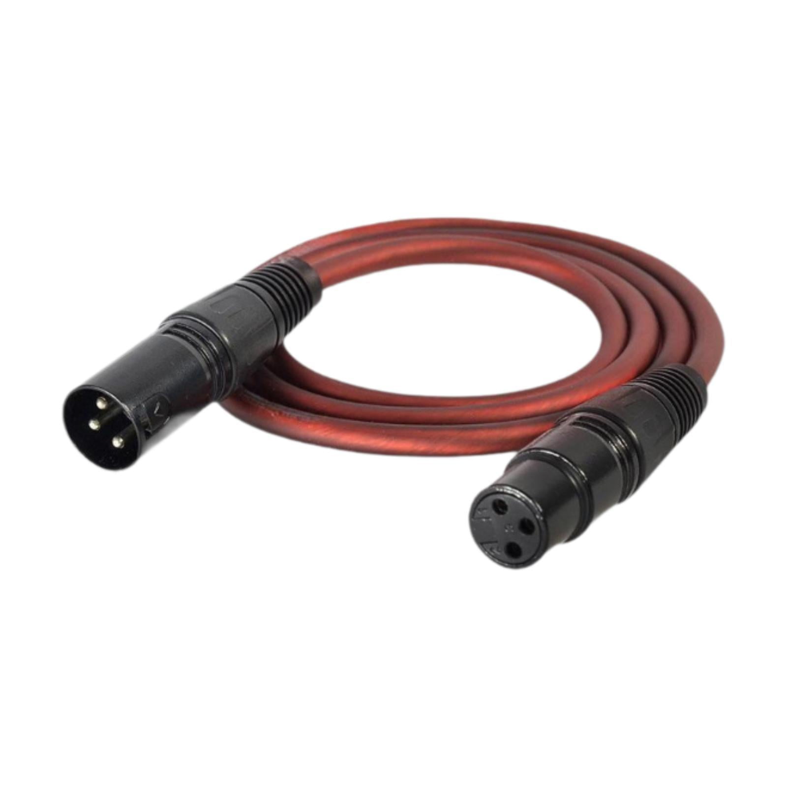 Cable de micrófono XLR macho a hembra, Cable de micrófono para altavoz, Cable de Audio de ...