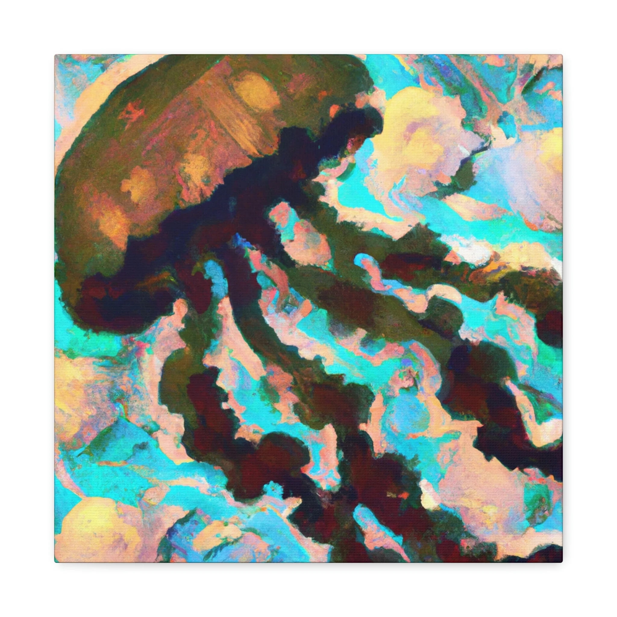 Jellyfish Pop Spinoff - Canvas - Walmart.com