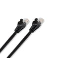 50Ft Cat6 Ethernet RJ45 Lan Wire Network Black UTP 50 Feet Patch Cable ...
