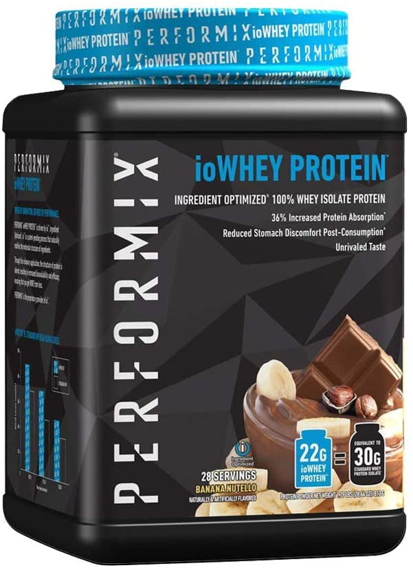 Performix ioWhey Protein, Post Workout Recovery, Banana Nutello, 28 ...