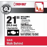 Troy-Bilt 490-100-Y142, 21 in. Mower Blade with S-Shaped Center Hole ...