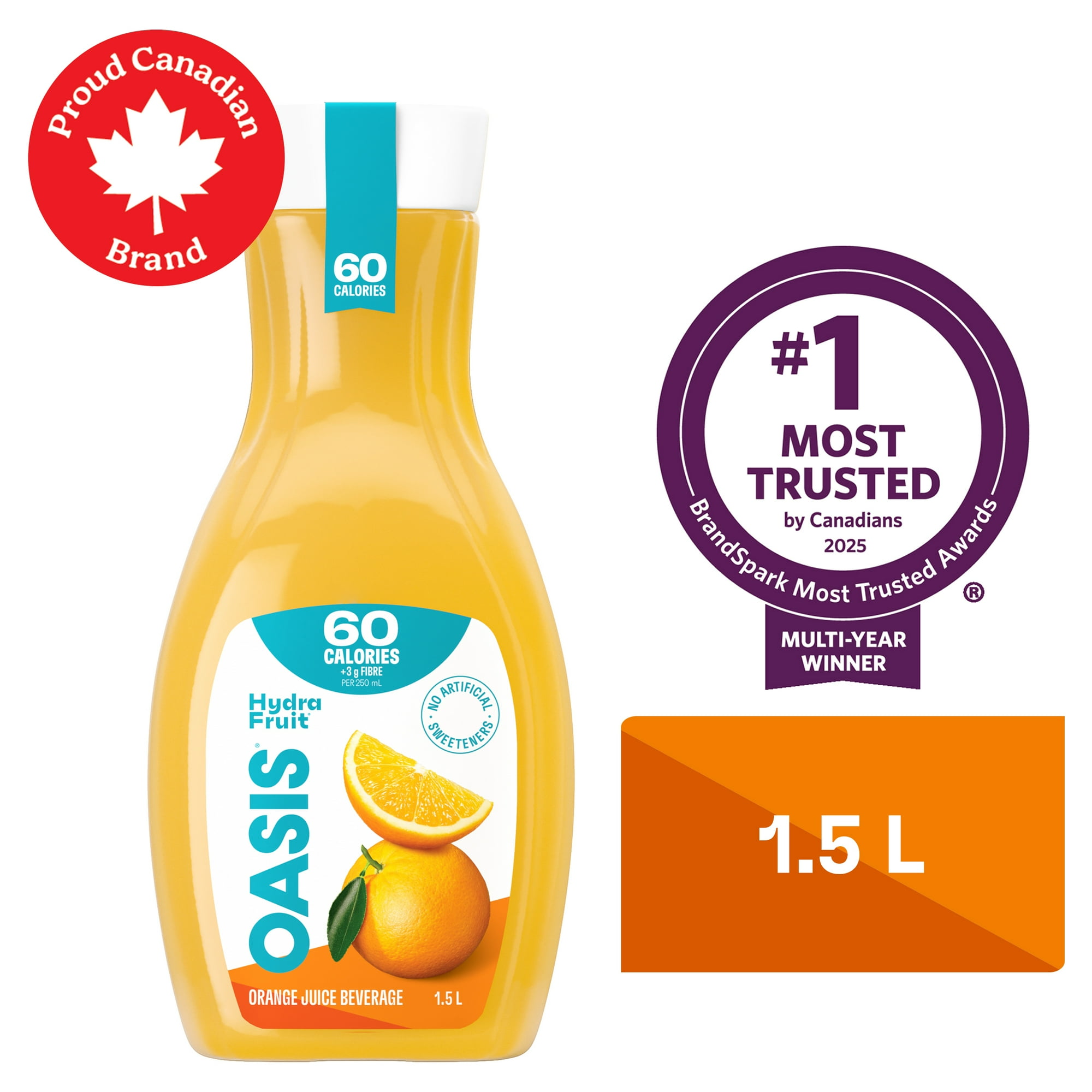 Click here for Oasis Hydrafruit Orange Juice Beverage 1.5 L prices