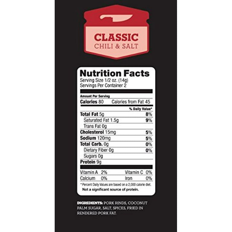 4505 Meats Fried Pork Rinds, Chicharrones, Chile Limon,, 46% OFF