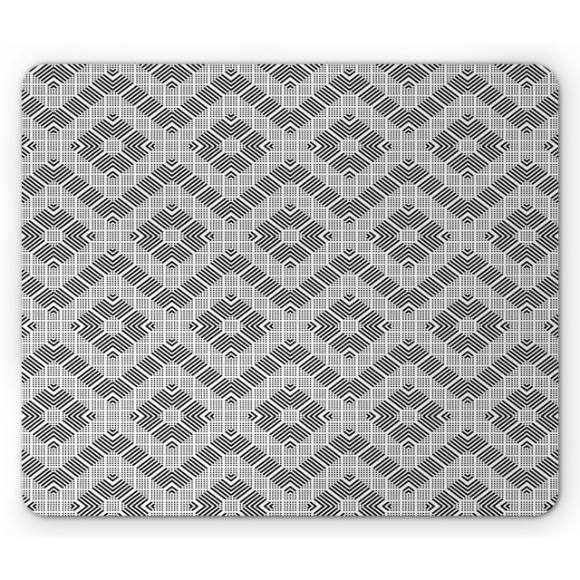 Geometric Mouse Pad, Abstract Hatches and Dotted Look Pattern of ...