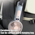 Cadancy Handheld Mini Fan Rechargeable Portable Personal Cooler Digital ...