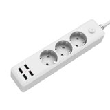 Fdelink Safety Power Strip a 4x 3-Way Connection and Multi-Socket 2.3 1 ...