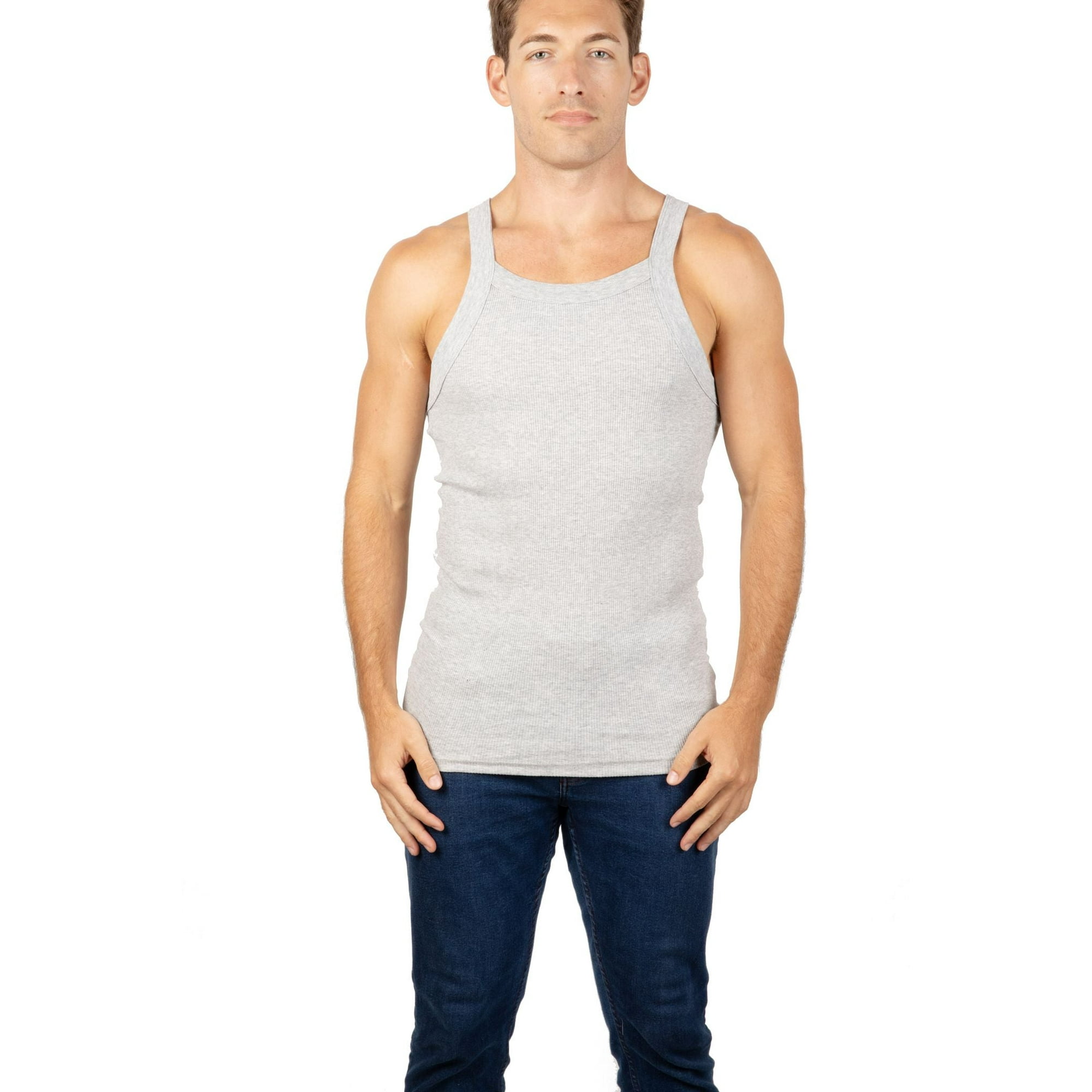 Click here for 3 Packs Ac Basics Mens G-Unit Style Cotton Tank To... prices