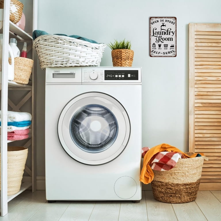 Vintage Laundry Room Signs Decor