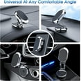 [2-Pack] Magnetic Phone Holder for Car Alloy Folding Magnetic Car Phone ...