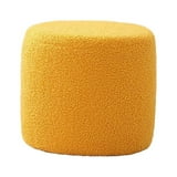 Foot Rest Stool Footstool Bench Stepstool Padded Seat Small Cylinder ...