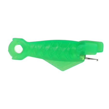 Needle Threaders, 100 PCS Green Fish Shaped Plastic Needle Threaders ...