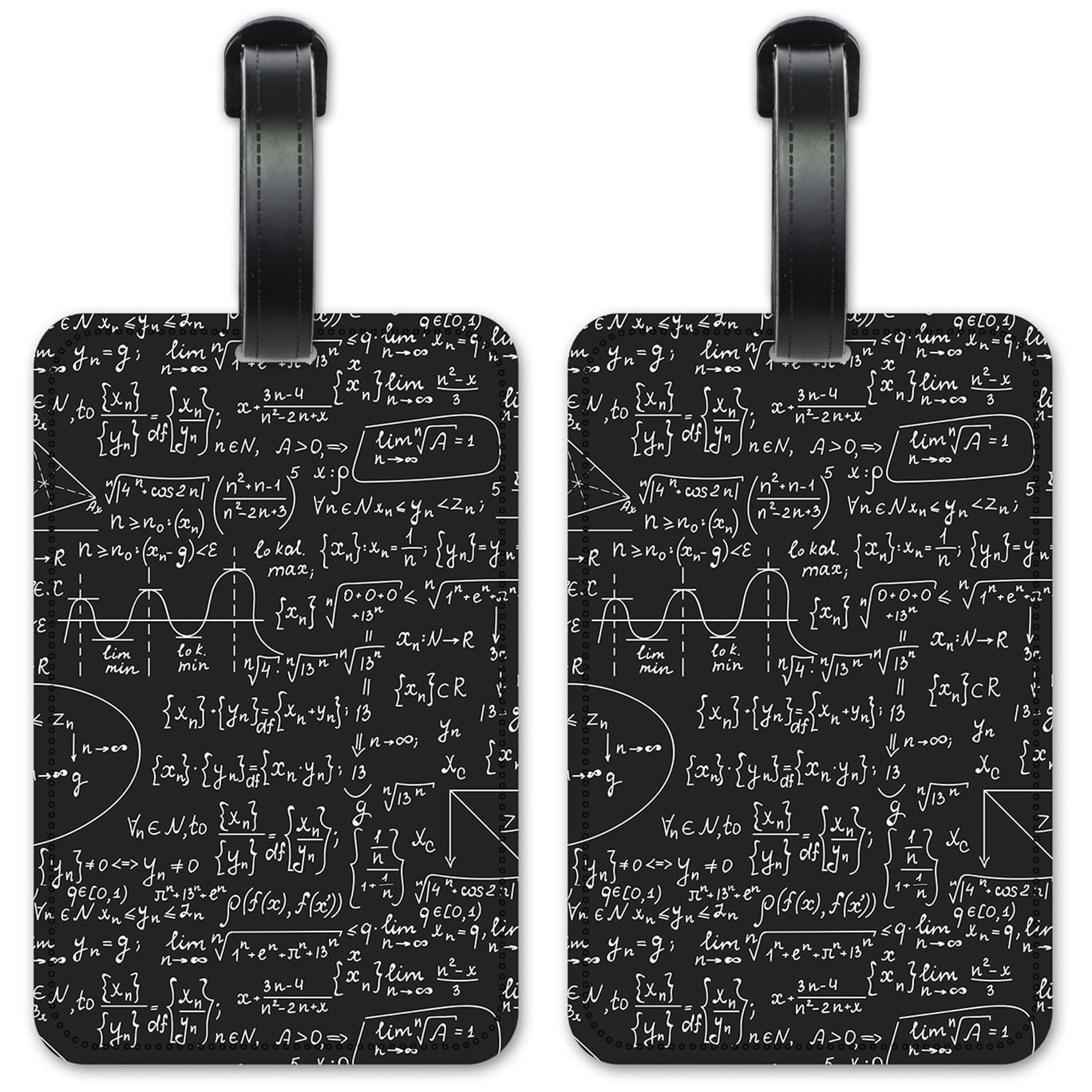 Geometry - Luggage ID Tags / Suitcase Identification Cards - Set of 2 ...