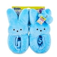 Kids Easter Peeps Plush Bunny Blue Slippers (One Size Fits Most ...