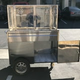 44'' Commercial Street Vendor Carro De Fruta Fruit Cart Concession ...