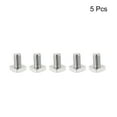 Square Head Bolt, 5 Pack M8x12mm 304 Stainless Steel Grade C Square ...