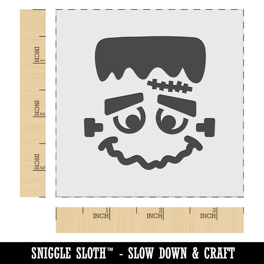 Frankenstein Carving Template