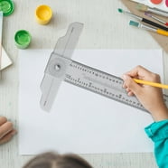 Mr. Pen - T Square, T Ruler, 18 inch Metal Ruler, T Square Ruler ...