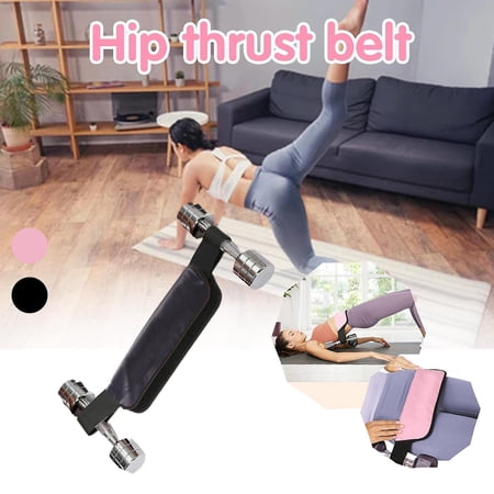 Hip Thrust Belt Glute Bridge Pad Butt Workout Dumbbells For Lunges ...