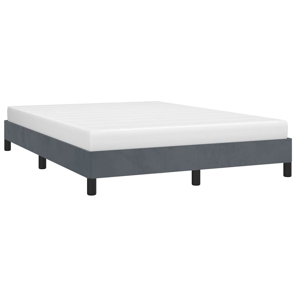 Click here for Vidaxl Bed Frame Dark Grey 152x203 Cm Queen Velvet... prices