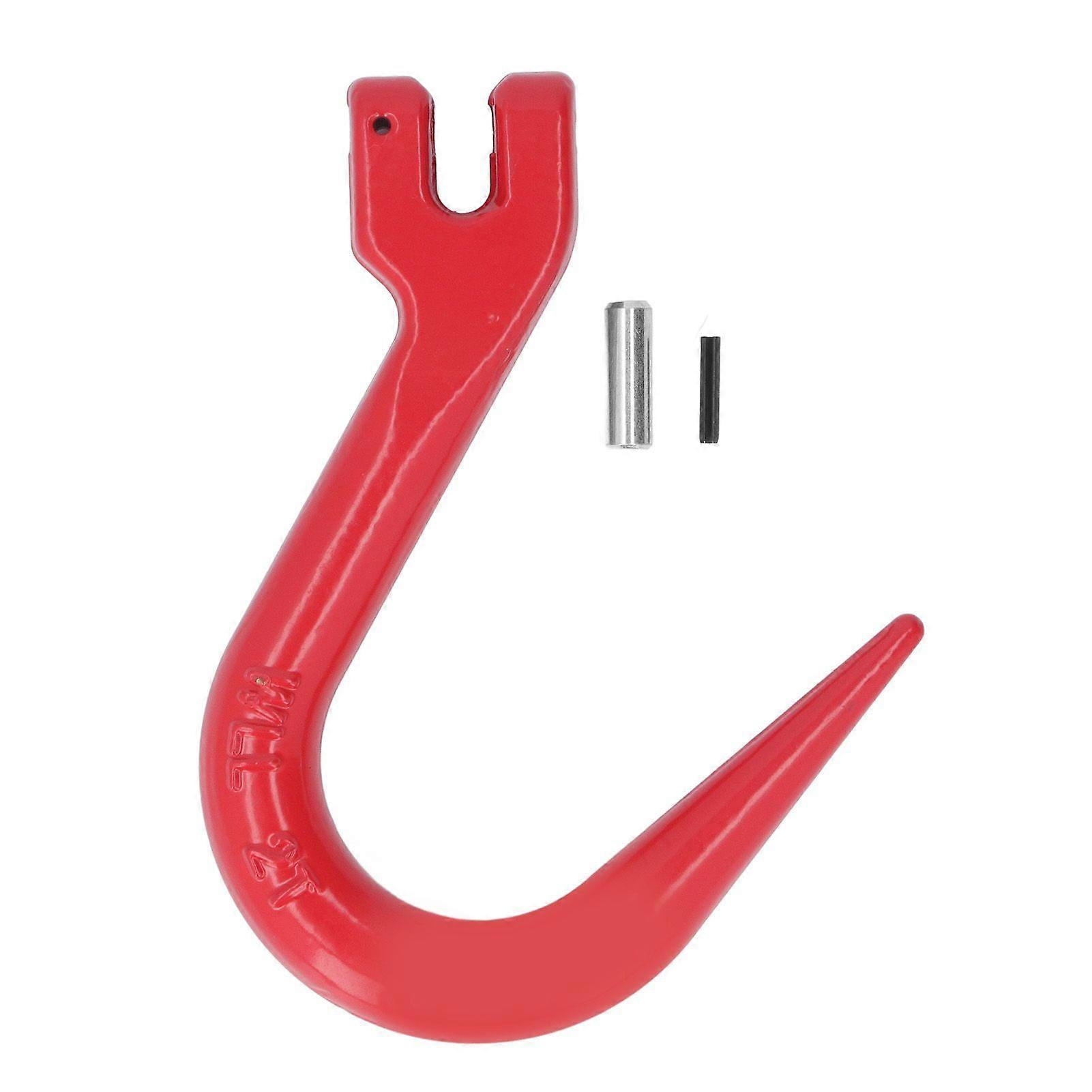 High quality 2T sliding lock lifting hook horn steel pipe hook ...