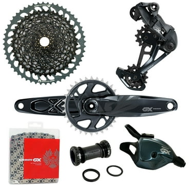 SRAM GX Eagle T-Type Ebike AXS Groupset - 104BCD 34T with Clip-On Guard ...