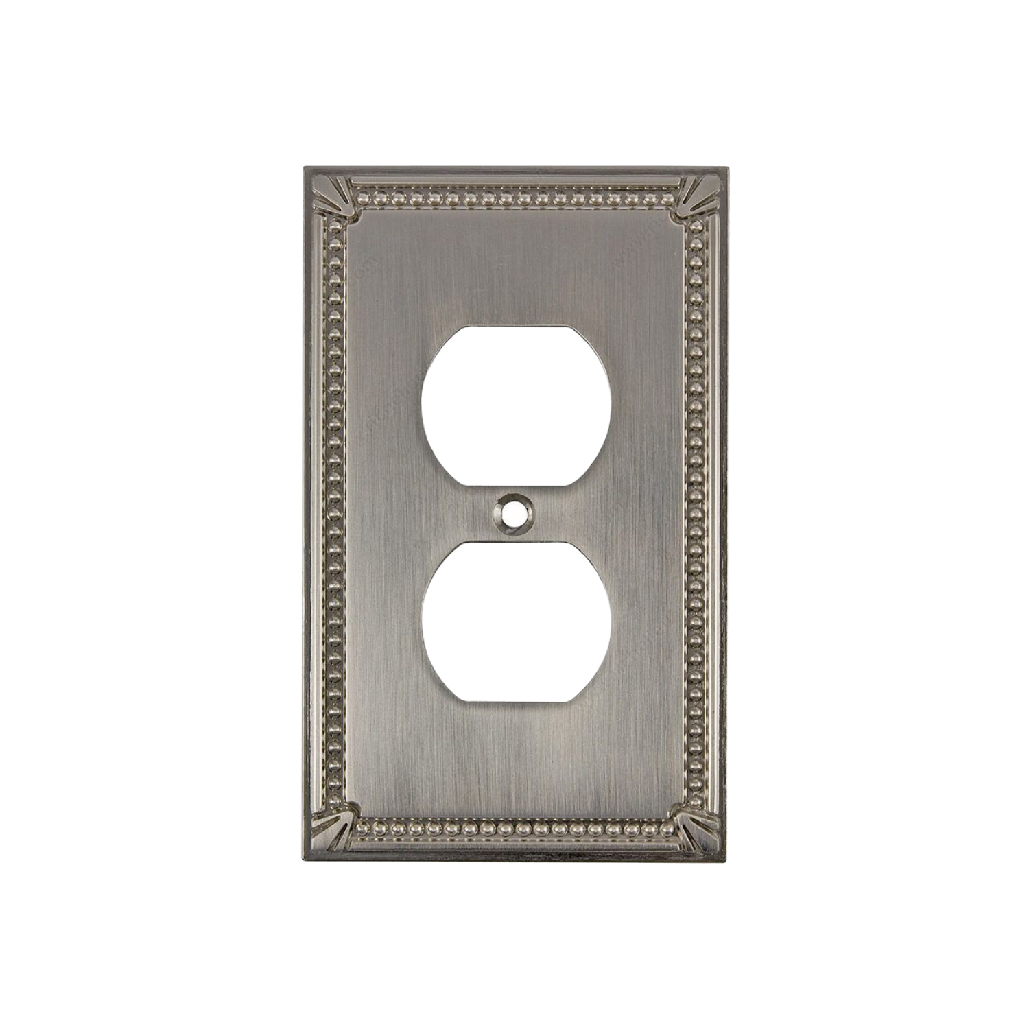 Rok Hardware Wall Plate Traditional Decorative Double Receptacle Outlet ...