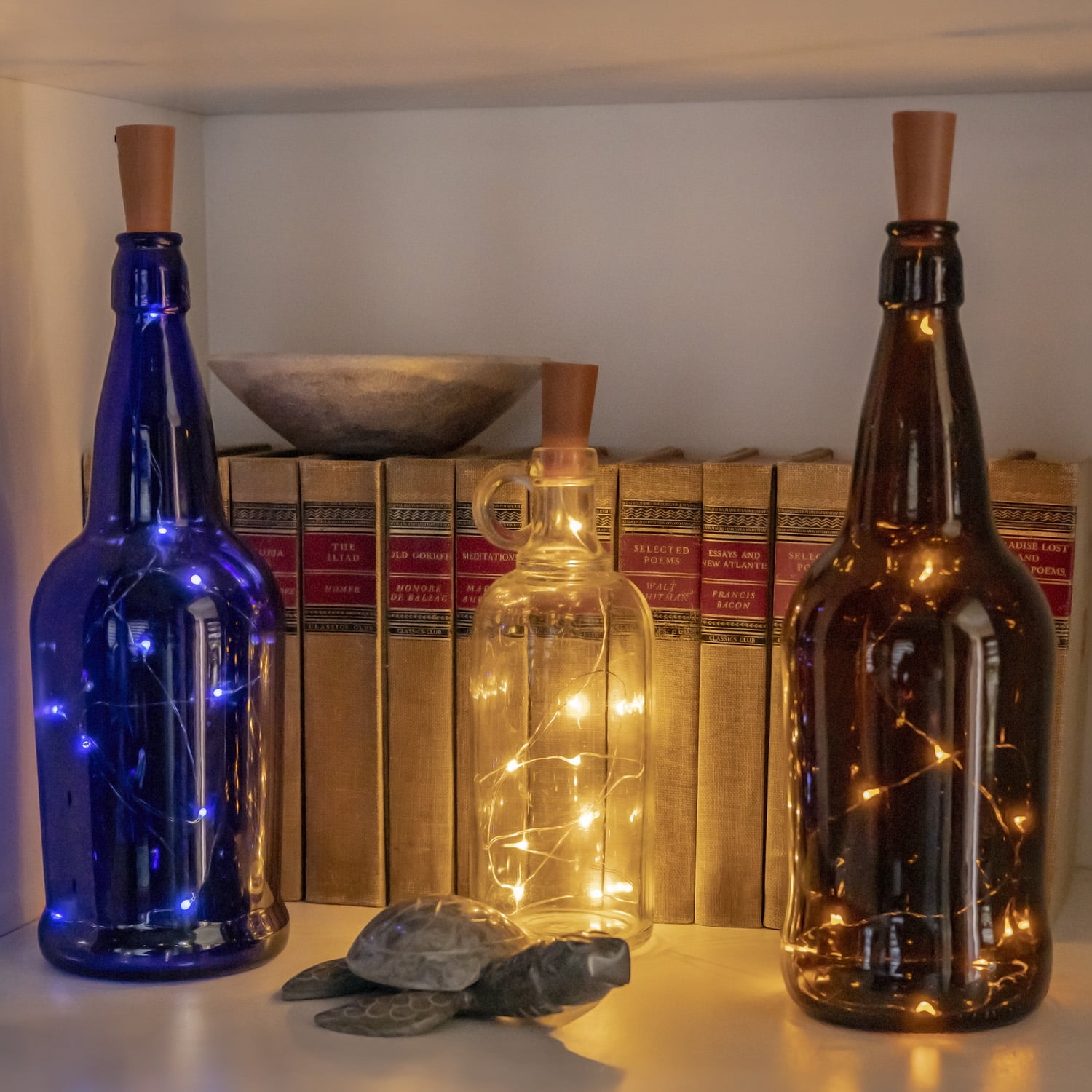 Lesera Ltd. (Pack of 12) 3.3 Ft. Long 10 LED Light Bottle Cork Fairy ...