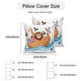 Animals Nautical Outdoor Pillow Covers 16x16 Inch Throw Pillow Covers ...