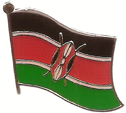 Pack of 50 Kenya Flag Lapel Pins, Kenyan Pin Badge - Walmart.com