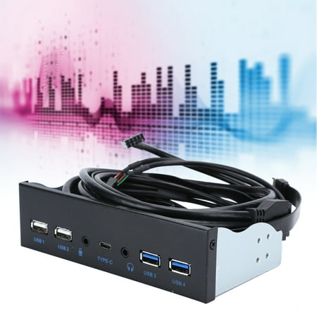 Cergrey USB Front Panel Hub, Floppy Bay Front Panel, 2 Ports USB 3.0 ...