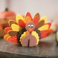 Walmart Standing 3D Turkey Craft Kit, Self-Adhesive Foam Pieces, Makes ...