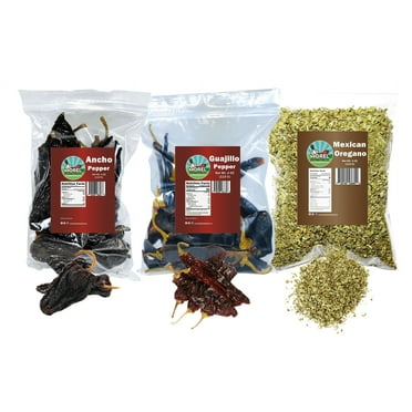 Chile Powder Trio. Ancho Powder, Chipotle Powder, Guajillo Powder. (3 ...