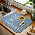 Dish Drying Mat for Kitchen Counter You Are My Sunshine Drying Pad ...