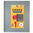 Exceed Spiral Notebook, Wide Ruled, 1 Subject, 100 Pages, 8.5" x 10.5 ...