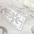 Metallic Floral Brocade Fabric 60 By Yard In Red Gold White Purple