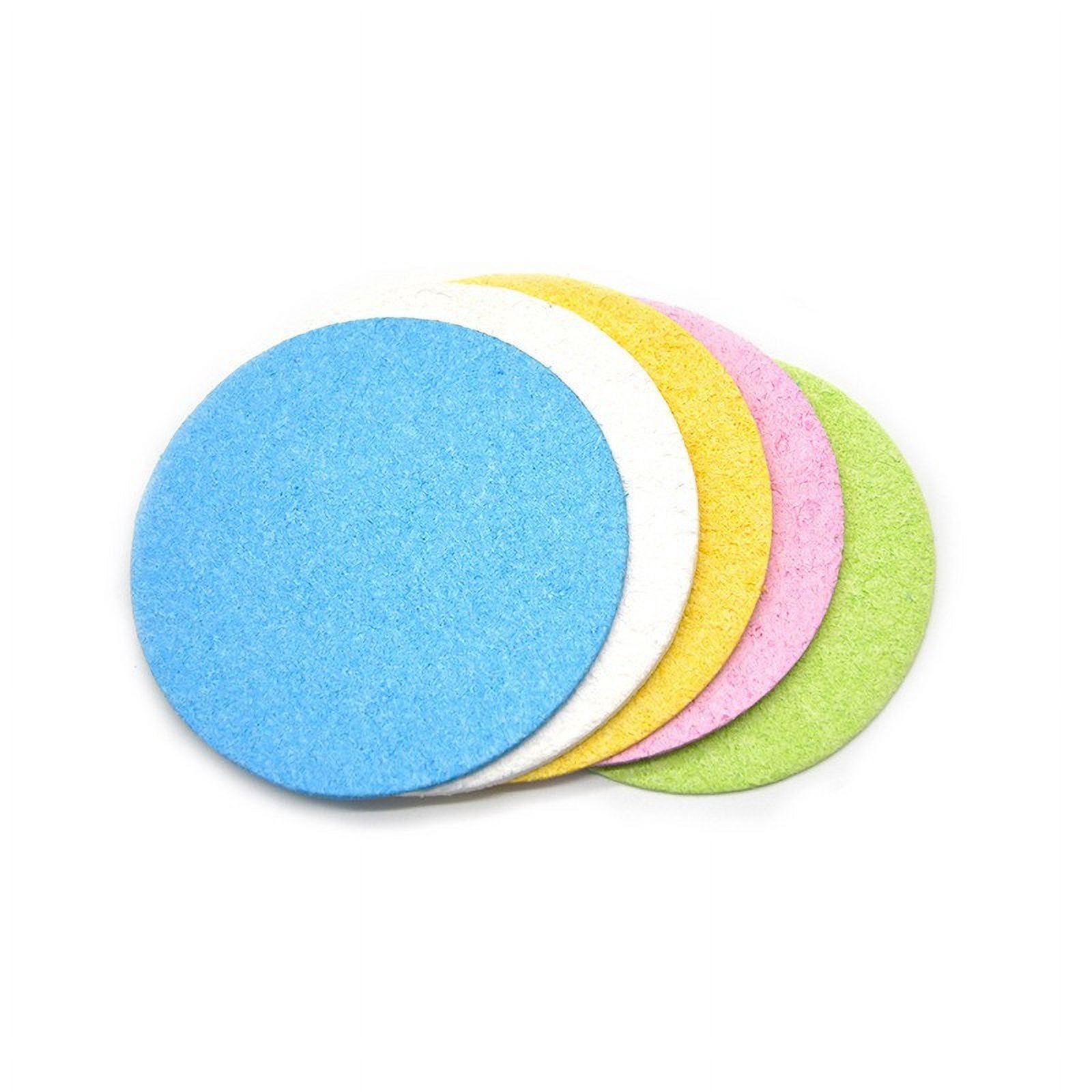 Absorbent large cleaning makeup remover sponge natural wood pulp cotton ...