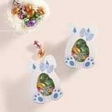 Discount Bonanza,Easter Party Paper Box – Bunny Painting Transparent ...