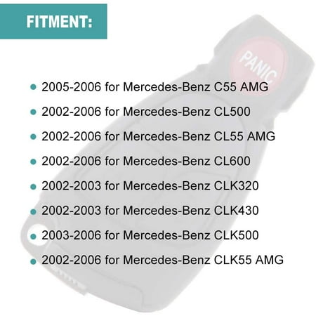 Flip Key Fob 4 Buttons Keyless Entry Remote SHELL CASE fit for 2002 ...