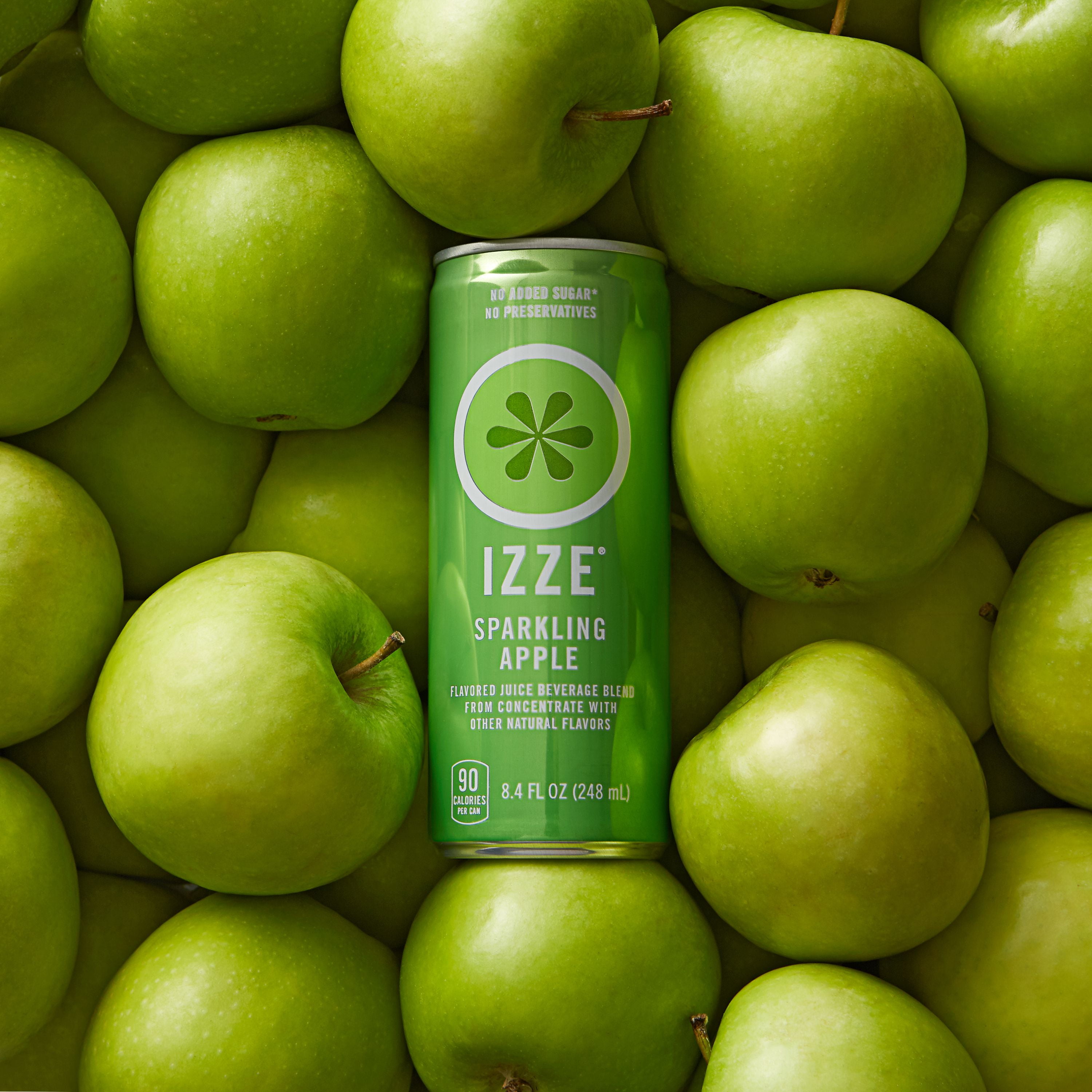 IZZE Sparkling Juice, Apple, 8.4 fl oz Cans, 24 Count – Beauty ...