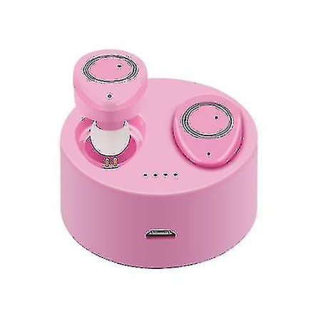 Tws-f1 Wireless Bt Earphones With Mic Pink | Walmart Canada