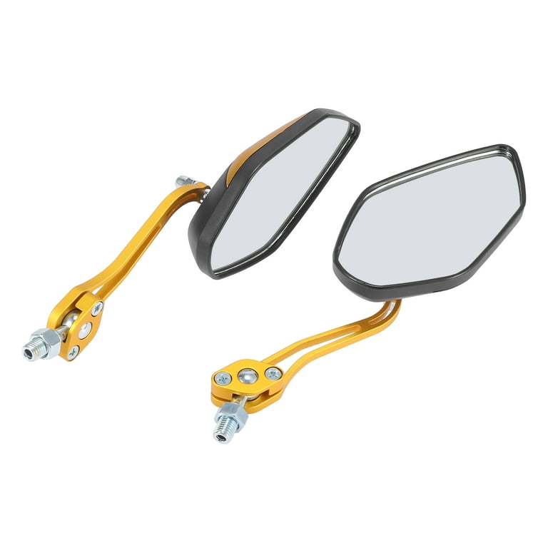 Aluminum Flame Pattern Mirrors Mearo Motorcycle Mirrors - Adjustable ...