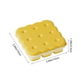 Cookie Shaped Tray, Silicone Mold for Freezing Biscuit Formed Ice, Fun ...