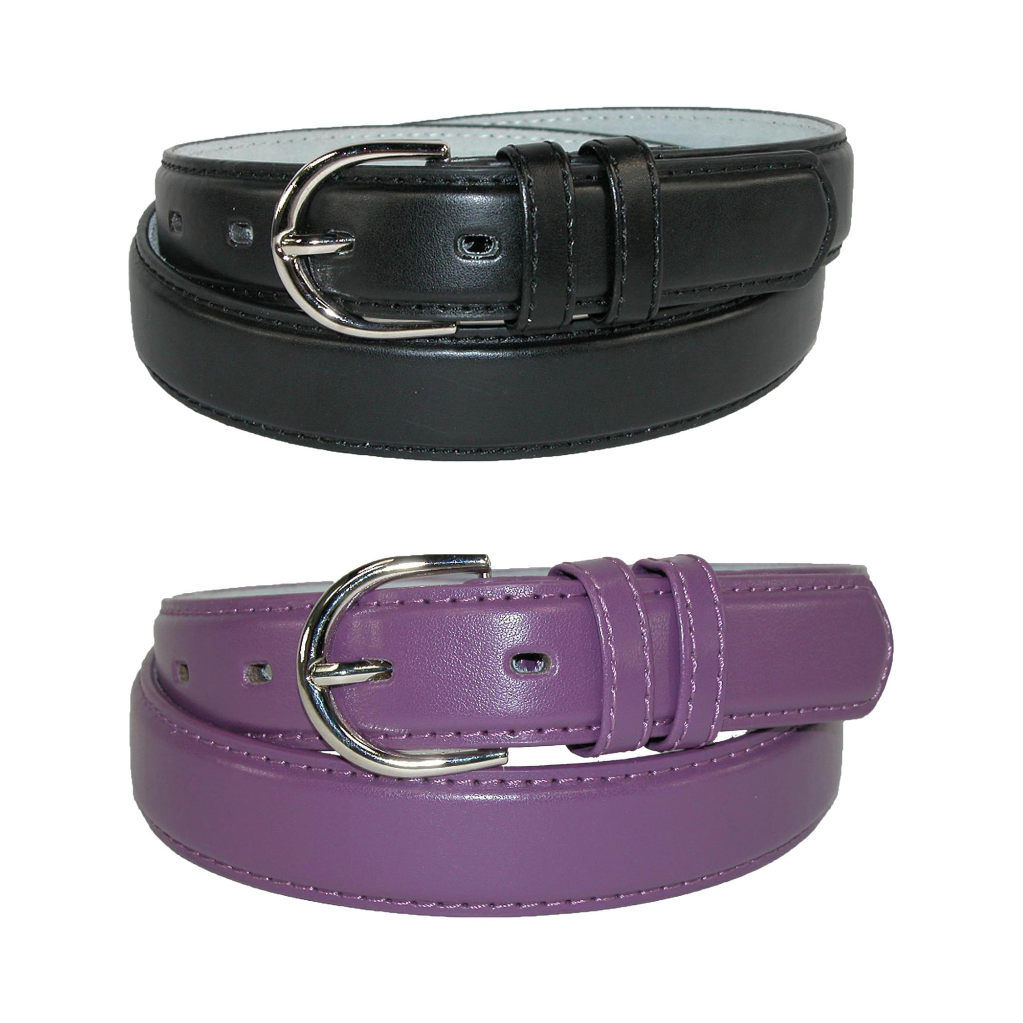 Click here for Ctm Leather 1 1/8 Inch Dress Belt (Pack Of 2 Color... prices