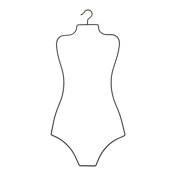 Ladies Wire Body Shape Swimsuit Beachwear Hanger Wardrobe Organizer ...