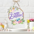 Door Hanging Decoration,Flower Language Shadow Easter Three Paper Art ...