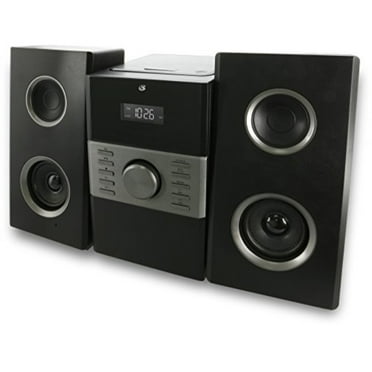 Magnavox Mm435 Black 3Pc Cd Shelf Stereo System Am Fm Radio - Walmart.com