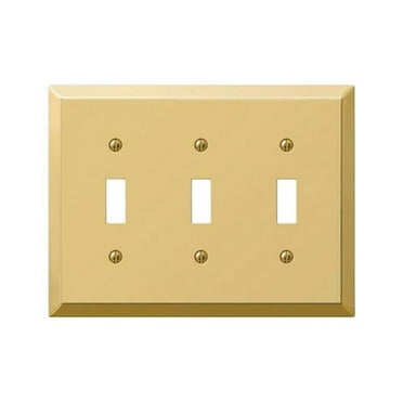 C-Series Stainless Steel Metal 1 Gang Receptacle Wall Plate - Walmart.com